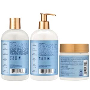 Shea Moisture Shampoo and Conditioner Set 13 Fl Oz Ea Bundled with Protein Power Treatment 8 Fl Oz. Manuka Honey & Yogurt Hydrate + Repair Hair, Vitamin C, Sulfate Free & Hair Color Safe 