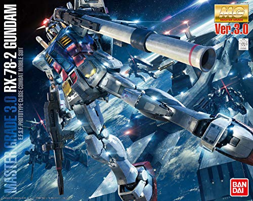 BANDAI SPIRITS(バンダイ スピリッツ) MG Mobile Suit Gundam RX-78-2 Gundam Ver. 3.0, 1/100 Scale, Color-Coded Plastic Model