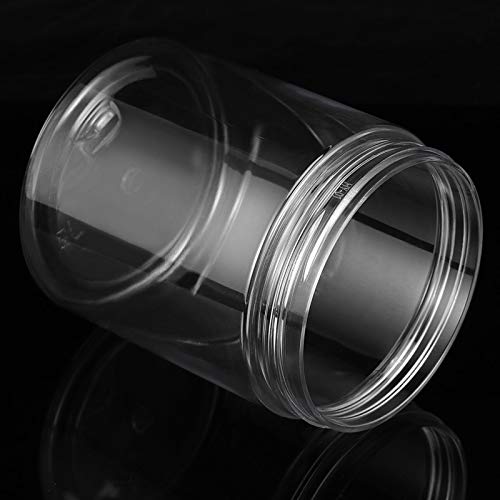 ZEONHEI 30 PCS 8 Oz Plastic Jars with Lid, BPA-Free Clear Cosmetic Container Wide-Mouth Transparent Storage Bottle for Food Cream Jam Glitter DIY Bathroom Kitchen