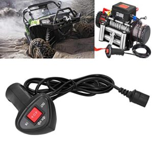 Akozon 3 Prong Winch Remote Controller Superwinch Remote Control Universal Electric Warn Winch Remote Control Controller with 9.2ft Cable for Car Off-Road Vehicle Wireless Winch Remote Control Kit