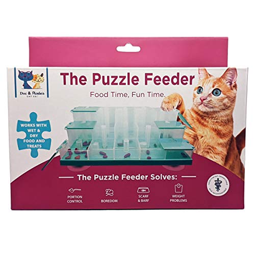 Doc & Phoebe's Puzzle Feeder for Cats, Multi (33052)