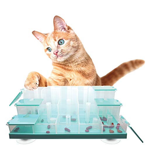 Doc & Phoebe's Puzzle Feeder for Cats, Multi (33052)