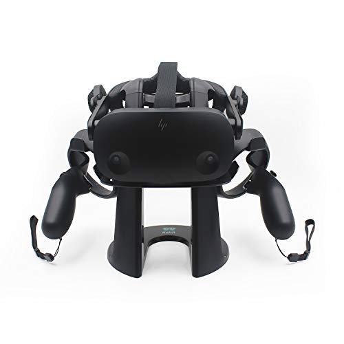 AMVR VR Headset and Touch Controllers Display Stand, Helmet & Handle Holder Mount Station for HP Reverb G2 Virtual Reality Headset