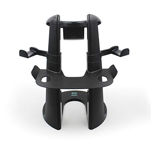 AMVR VR Headset and Touch Controllers Display Stand, Helmet & Handle Holder Mount Station for HP Reverb G2 Virtual Reality Headset