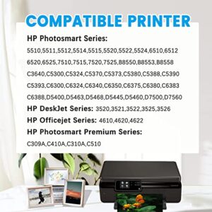 BINKSYLER 564XL Ink Cartridges for HP Printers (17 Combo Pack with Photo Black) Replacement for HP 564 564XL with Photosmart 5520 6510 7520 7525 DeskJet 3520 3522 Officejet 4620 Premium C309A C410A