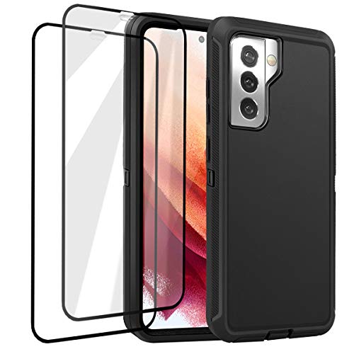 AICase for Galaxy S21 Plus Case with Screen Protector, Heavy Duty Drop Protection Full Body Rugged Shockproof/Dust Proof 3-Layer Military Grade Tough Durable Phone Cover for Samsung Galaxy S21 Plus