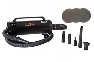 mb-3cd metro vac air force master blaster car and motorcycle detailing dryer | bonus- 3 extra filters | auto - cycle blower | five year motor warranty | made in the usa (not a vacuum)