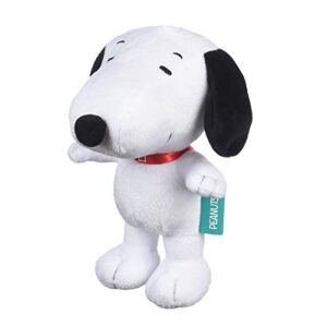 Peanuts for Pets Snoopy Classic Plush Big Head Squeaker Dog Toy | 9 Inch White Fabric Plush Dog Toy for All Dogs, Official Product of Peanuts | Squeaky Medium Snoopy Plush Toys for Dogs