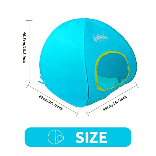 PAWISE Cat Toys Cat Portable Cat Cube Pop Up Collapsible Kitten Indoor Outdoor Toys Pet Foldable Breathable Pet Tent Bed Kitten Puppy House Playing Toy (Color Random)