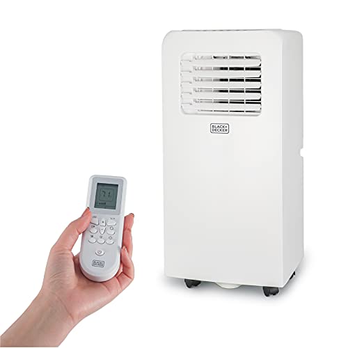 BLACK+DECKER 10,000 BTU Portable Air Conditioner with Remote Control, White