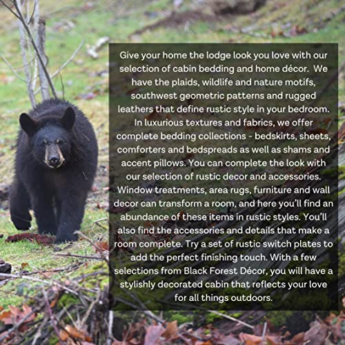 Black Bear Mountain Waste Basket