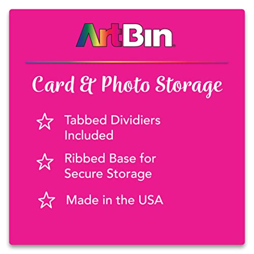 ArtBin 6951AG Card and Photo Divider Pack, White, 16 Dividers