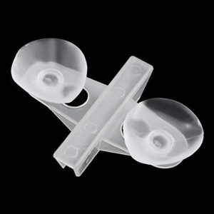 DGZZI Suction Cup Holder 12PCS White Aquarium Fish Tank Breeding Divider Suction Cup Clip Bracket