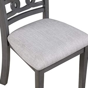 New Classic Furniture Gia Dining Chairs, Set of 2, Gray