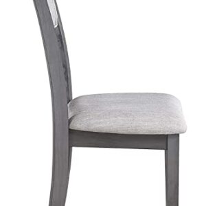 New Classic Furniture Gia Dining Chairs, Set of 2, Gray