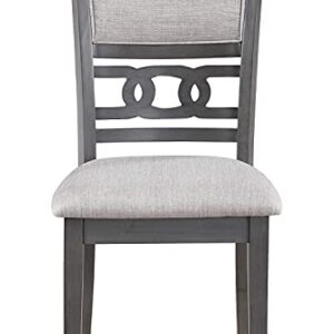 New Classic Furniture Gia Dining Chairs, Set of 2, Gray