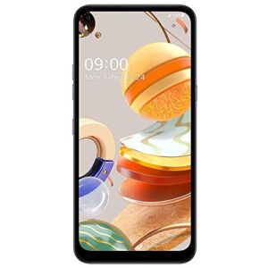 LG K61 (128GB, 4GB) 6.53" FHD+, 48MP Quad Camera, 4000mAh Battery, Dual SIM GSM Unlocked US 4G LTE (T-Mobile, AT&T) International Model LM-Q630BAW (Titan, 64GB SD Bundle)