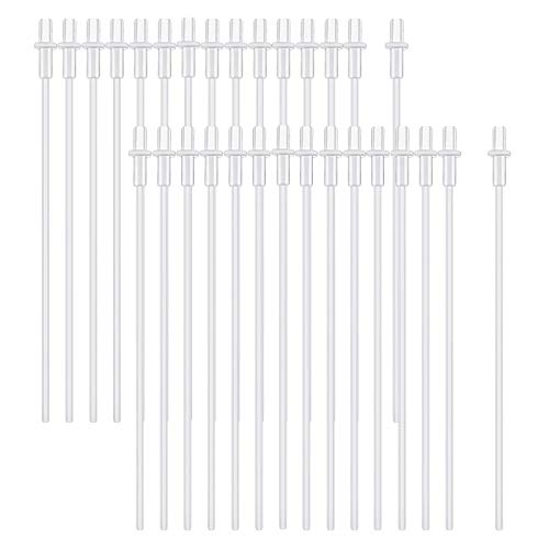 Weewooday 30 Pieces Disposable Artificial Insemination Rods Tube Flexible Breeding Catheter Tube Disposable Sheep Breeding Rods for Most Dog Goat Sheep Animals Breed Test