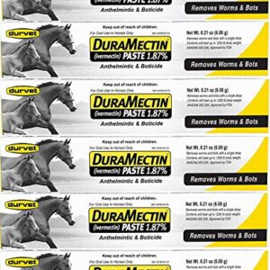 Durvet Duramectin Equine Wormer Paste - 6 Tubes (1, Single pack)