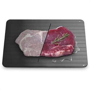 quick defrosting tray for frozen meat - rapid thaw defrosting tray kitchen gadgets for home thawing plate - thawing tray for frozen meat defrosting tray natural taste - frozen food meat thawing board