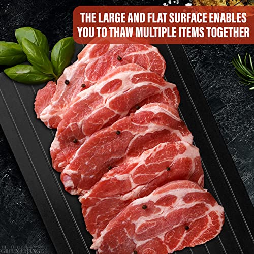 Quick Defrosting Tray for Frozen Meat - Rapid Thaw Defrosting Tray Kitchen Gadgets for Home Thawing Plate - Thawing Tray for Frozen Meat Defrosting Tray Natural Taste - Frozen Food Meat Thawing Board