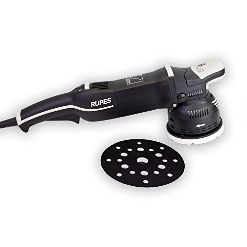 Rupes Mille LK900E Dual Action Polisher - Includes 5" & 6" Backing Plates - High Cutting Power Without Producing as Much Surface Heat as Rotary Polishers