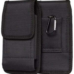 AQ Mobile Vertical Holster for Cell Phone, Size XXL (Inner Size: 6.7 x 3.15 x 0.43 in) Nylon, Belt Loop