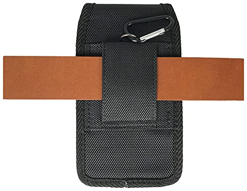 AQ Mobile Vertical Holster for Cell Phone, Size XXL (Inner Size: 6.7 x 3.15 x 0.43 in) Nylon, Belt Loop