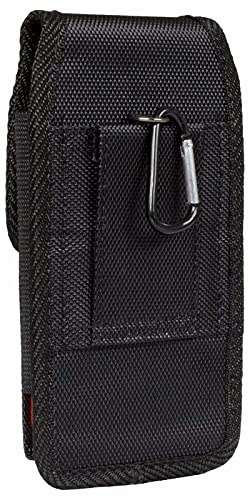 AQ Mobile Vertical Holster for Cell Phone, Size XXL (Inner Size: 6.7 x 3.15 x 0.43 in) Nylon, Belt Loop