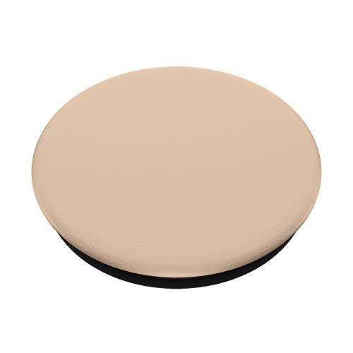 Simple Chic Solid Color Pastel Neutral Warm Cream Beige PopSockets PopGrip: Swappable Grip for Phones & Tablets