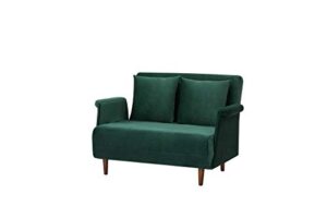 gia furniture home series convertible loveseat, green