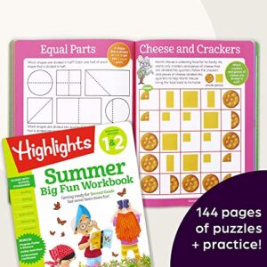 Highlights Summer Learning Pack 1st Grade-2nd Grade Workbooks, Cursive, STEAM