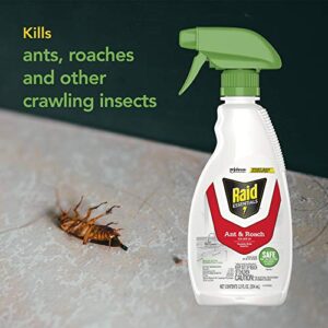 Raid Essentials Ant & Roach Killer Spray Bottle, Child & Pet Safe, Kills Insects Quickly, for Indoor Use, 12 oz