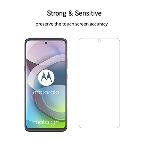 Ailun Screen Protector for MOTO G 5G 2020/2021/2022&Moto one 5G Ace 3 Pack Tempered Glass 9H Hardness Ultra Clear Bubble Free Anti-Scratch Fingerprint Oil Stain Coating Case Friendly[Not for MOTO G 5G 2023]