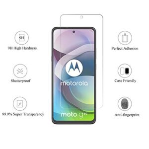 Ailun Screen Protector for MOTO G 5G 2020/2021/2022&Moto one 5G Ace 3 Pack Tempered Glass 9H Hardness Ultra Clear Bubble Free Anti-Scratch Fingerprint Oil Stain Coating Case Friendly[Not for MOTO G 5G 2023]