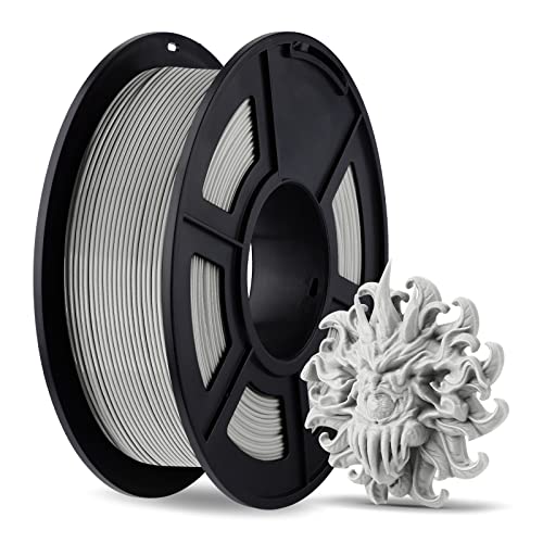 ANYCUBIC 3D Printer Filament PLA 1.75mm, FDM Printer Filament 1kg Spool (2.2 lbs), Dimensional Accuracy +/- 0.02 mm (1kg, Gray)