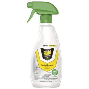 raid essentials multi-insect killer spray bottle, child & pet safe, for indoor use, 12 oz