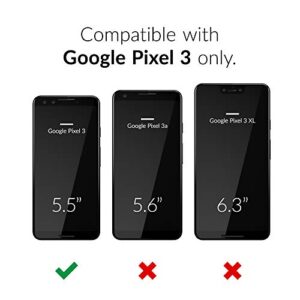 Crave Dual Guard for Google Pixel 3 Case, Shockproof Protection Dual Layer Case for Google Pixel 3 - Forest Green