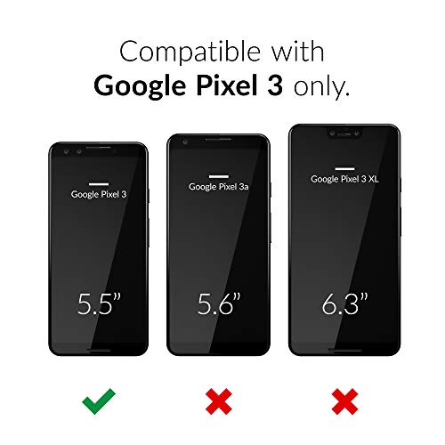 Crave Dual Guard for Google Pixel 3 Case, Shockproof Protection Dual Layer Case for Google Pixel 3 - Forest Green