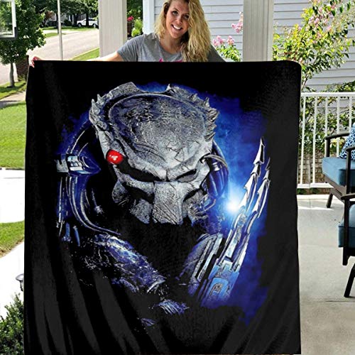 GACOZ-The Predator - Blue- Ultra Soft Throw Blanket Flannel Fleece All Season Light Weight Living Room Bedroom Warm Blanket 80×60inch