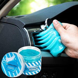 car cleaning gel for car detailing kit car cleaning kit car cleaning putty for car interior car slime for cleaning car putty dust cleaner gel car accessories keyboard cleaner (blue)