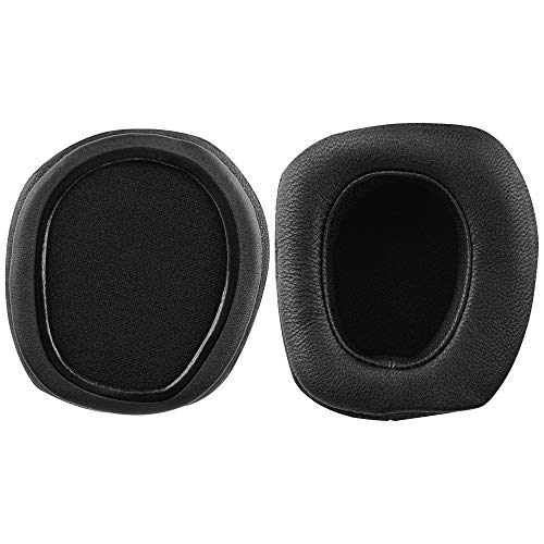 Geekria Elite Sheepskin Replacement Ear Pads for DENON AH-D600, AH-D7100 Headphones Earpads, Headset Ear Cushion Repair Parts (Black)