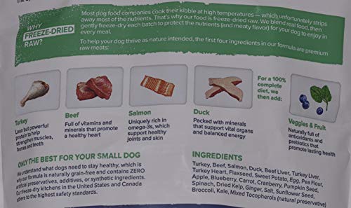 Dr. Marty Nature's Blend Freeze Dried Raw Dog Food, 6 oz