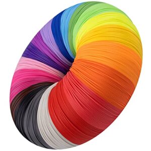 i3dpen pcl 3d pen refills - 3d printer refill filament - 3d pen filament refill - 3d pen 1.75 mm pcl filament refill - set of 20 colors filament for 3d pen 328 ft total