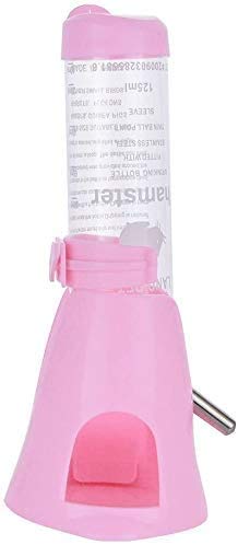 BINX (125ML, Pink) Water Dispenser Automatic pet Bottle for Hamsters, Rats, Guinea Pigs, White Rabbits and Small Animals