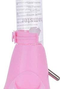 BINX (125ML, Pink) Water Dispenser Automatic pet Bottle for Hamsters, Rats, Guinea Pigs, White Rabbits and Small Animals