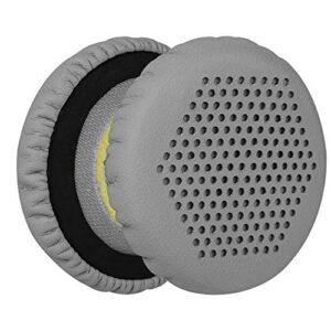 Geekria QuickFit Perforated Replacement Ear Pads for Edifier W675BT, W670BT, W570BT Headphones Earpads, Headset Ear Cushion Repair Parts (Grey)