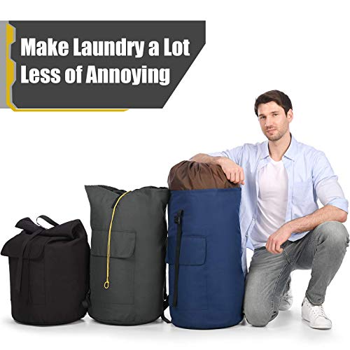 Laundry Backpack Bag, 115L Extra Large Laundry Bag with straps, Heavy Duty Laundry Bag Backpack, Portable Backpack laundry bag for College Dorm, Apartment, Laundromat, College Laundry Bag for students