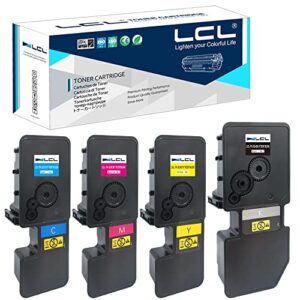 lcl compatible toner cartridge replacement for kyocera tk-5242 tk5242 tk-5242k tk-5242c tk-5242m tk-5242y 1t02r70us0 1t02r7cus0 1t02r7bus0 1t02r7aus0 (4-pack black cyan magenta yellow)