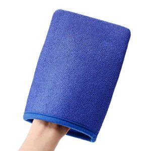 X AUTOHAUX Automotive Clay Mitt Glove Detailing Cleaning Wash Mitt Blue 21x14cm